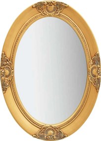 vidaXL Nástěnné zrcadlo barokní styl 50 x 70 cm [320355] Barva: zlatá