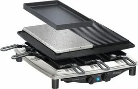 Steba RC 4 Plus Deluxe Chrome stříbrná / Elektrický kontaktní gril / 1