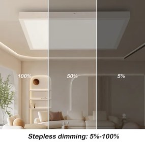Brilagi-LED Stmívatelné koupelnové svítidlo FRAME SMART LED/50W/230V IP44 bíl+DO