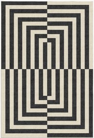Omyvatelný koberec's nízkým vlasem Op Art by Jonathan Adler