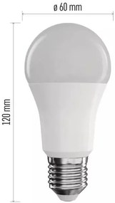 EMOS GoSmart CCT+RGB LED žárovka stmívatelná 9W E27 Zigbee