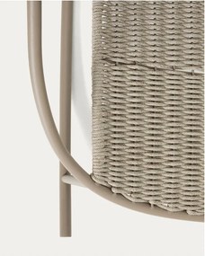 Taupe zahradní křeslo Atrani – Kave Home
