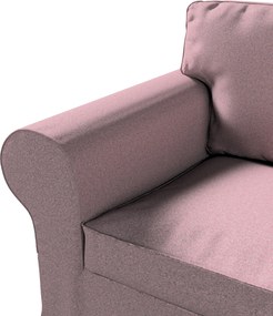 Potah na křeslo IKEA Ektorp barva růžová látka pletený vzor