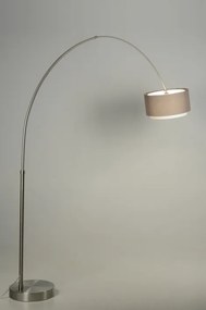 Stojací oblouková lampa Adamo Soffito Taupe