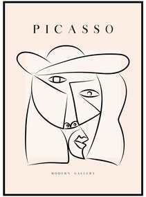 Pablo Picasso - Portrét 40 x 50 cm