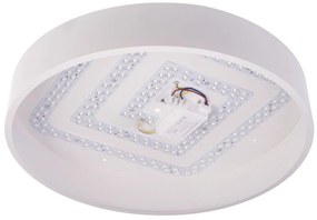 T-LED SMART TUYA Bílé LED stropní svítidlo kulaté 500mm 48W CCT s DO