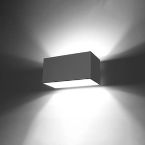 Sollux Lighting Nástěnné svítidlo QUAD MAXI šedé