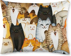 Bavlněné povlečení do postýlky Kočky Velikost: 100 x 135 + 45 x 65