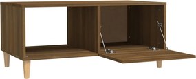 vidaXL Konferenční stolek 89,5x50x40 cm kompozitní dřevo [817515] Barva: kouřový dub