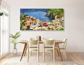 Obraz pobřeží Itálie - 120x60 cm