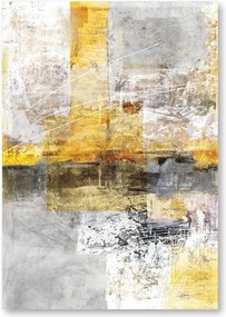 Obraz na plátně Yellow Abstract