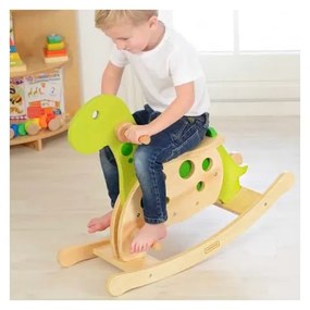 Masterkidz Dřevěný houpací dinosaurus pro děti
