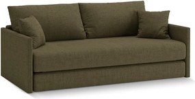 Zelená žinylková rozkládací pohovka 209 cm Shannon – Cosmopolitan Design