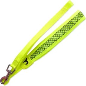 Active Dog Mellow S limetka / Vodítko / prošívaná rukojeť / šířka 1,5