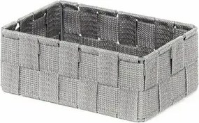 Compactor TEX - košík M šedá / Úložný organizér do zásuvky / 18 x 12 x