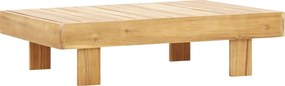 vidaXL Konferenční stolek 100 x 60 x 25 cm masivní akáciové dřevo [47274] Barva: krémová