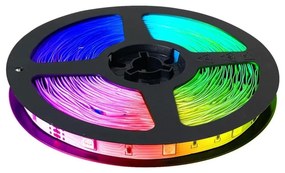 LED RGB Stmívatelný pásek LED/25,2W/230V 15 m + dálkové ovládání