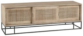 TV dřevěná komoda s dvířky Woven - 150*40*50cm