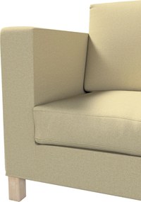 Potah na pohovku IKEA  Karlanda 3-místná nerozkládací, krátký barva zelená látka pletený vzor