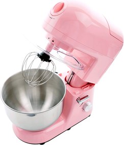 TEMPO-KONDELA KANTE, kuchyňský robot, 1800 W, 5 l, růžová / chrom
