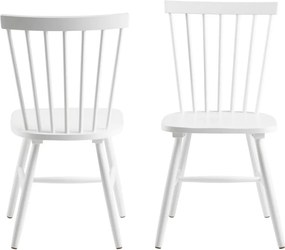 ACTONA Set 2 dřevěných židlí RIANO bílá 0000095790
