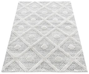 Ayyildiz, Kusový koberec Pisa 4707 Grey, 80x250, šedá, ložnice