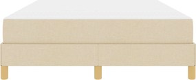 Postel s boxspringem s matrací Krémová 160 x 200 cm textil 3398582