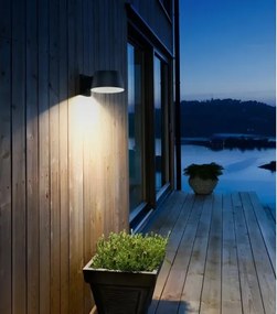 Viking - LED Stm. solární nástěnné svítidlo se senzorem LED/1W/3,7V IP44 4000K