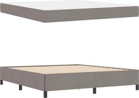 Postel s boxspringem Taupe 180 x 200 cm textil 3398882