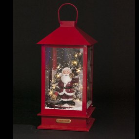 Lucerna Santa Claus, LED podsvíceni, 38 cm