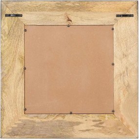 Zrcadlo 50 x 50 cm masivní mangovníkové dřevo 321629