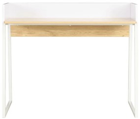 20265 vidaXL Psací stůl bílý a dubový odstín 90 x 60 x 88 cm