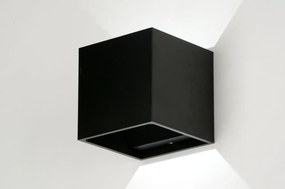 Nástěnné designové černé LED svítidlo Black 4Bloq