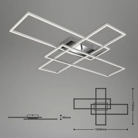 Briloner - LED Stmívatelný přisazený lustr FRAME LED/50W/230V