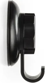 Compactor Bestlock Black háček do koupelny s přísavkou černá / Nosnost