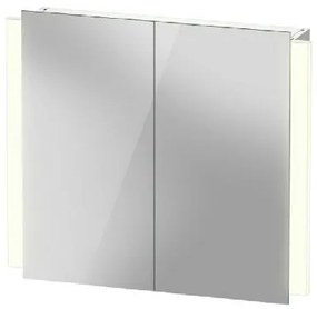 Duravit Ketho.2 - Zrcadlová skříňka s LED osvětlením, 700x800x157 mm, 2 dvířka K27136000001000