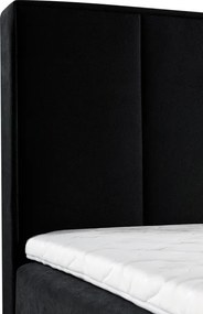 Boxspring postel RITA, 200x160, antracitová (pretty 21)