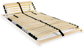 Lamelový rošt postele s 28 lamelami 7 zón 90 x 200 cm 246451