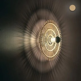 Toolight Boho, nástěnné svítidlo 43cm 1xE27 APP1577-5C, přírodní hnědá, OSW-03904