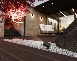 Zahradní zapichovací LED svítidlo OKO EVO Panlux PN42100053
