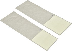 PawHut sada 2 škrabadel na pohovku pro kočky, sisalový škrabací koberec, béžová+šedá, 130x45x0,3cm, na křeslo a pohovku| Aosom