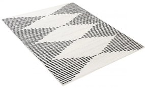 Kusový koberec PP Gudila krémovočerný 200x300cm