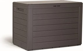 Zahradní box WOODEBOX 190 l - tmavě hnědá 78 cm PRMBWL190-440U