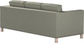Potah na pohovku IKEA  Karlanda 3-místná nerozkládací, krátký barva šedá látka pletený vzor