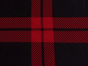 Prostěradlo z mikrovlákna ALBURY červené 90x200 cm
