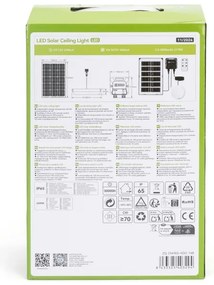 Aigostar - LED Solární svítidlo LED/35W/12V 3000 mAh 6500K pr. 16,8 cm
