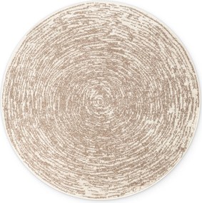 Hanse Home, Kusový koberec Gloria Cavallo 106258 Creme Beige kruh, 120x120 (průměr) kruh, béžová, chodba / předsíň