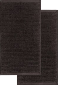 Livarno Home Froté ručníky, 2 ks, 50 x 100 cm. (šedá)