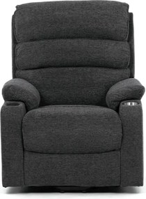 Polohovací křeslo šedé, elektrické TV-S8348 GREY2