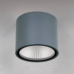 LED stropní světlo Sputnik IP65 Ø 14,5cm antracit